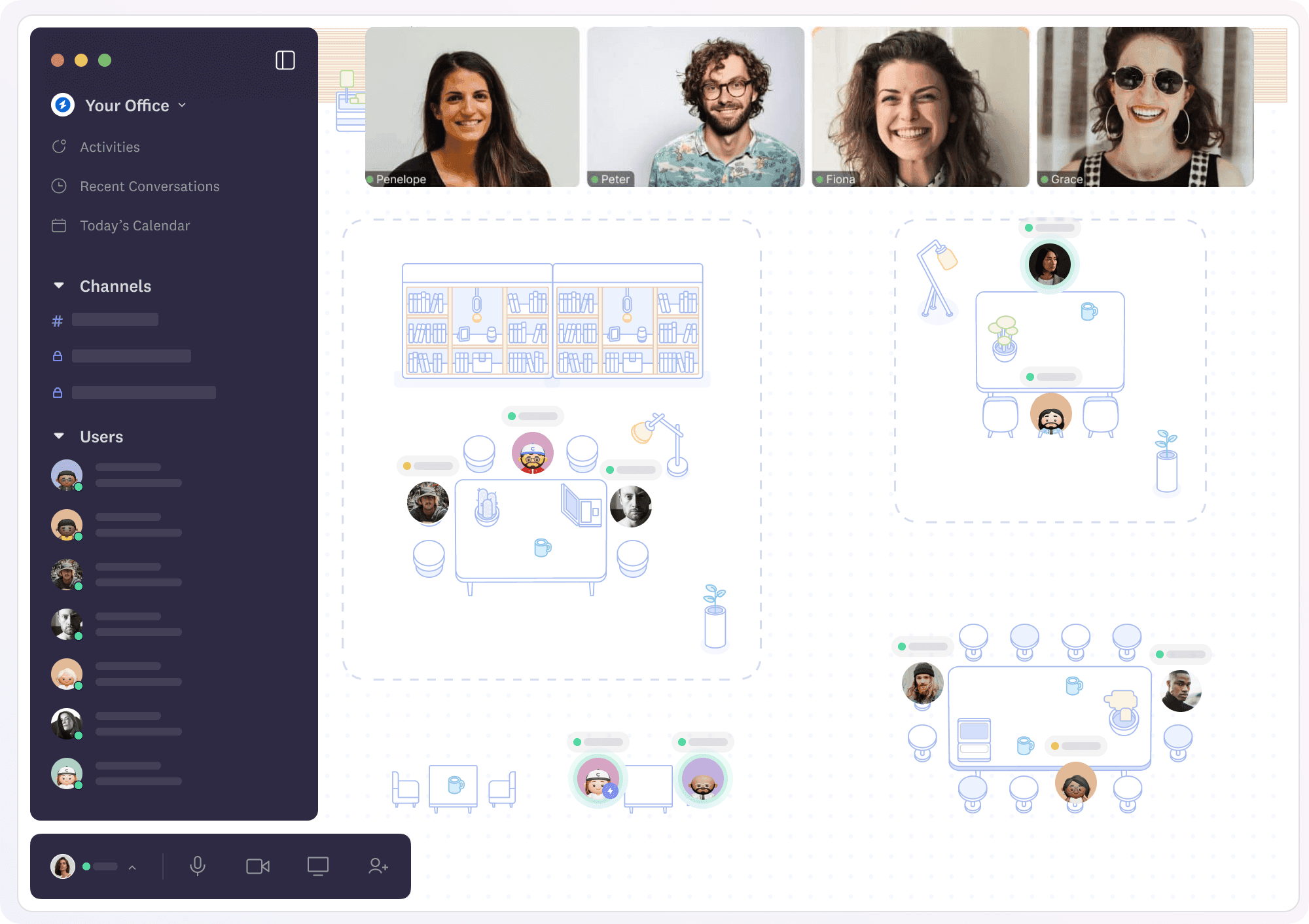Virtual Office Software for Remote Teams | Cosmos Video